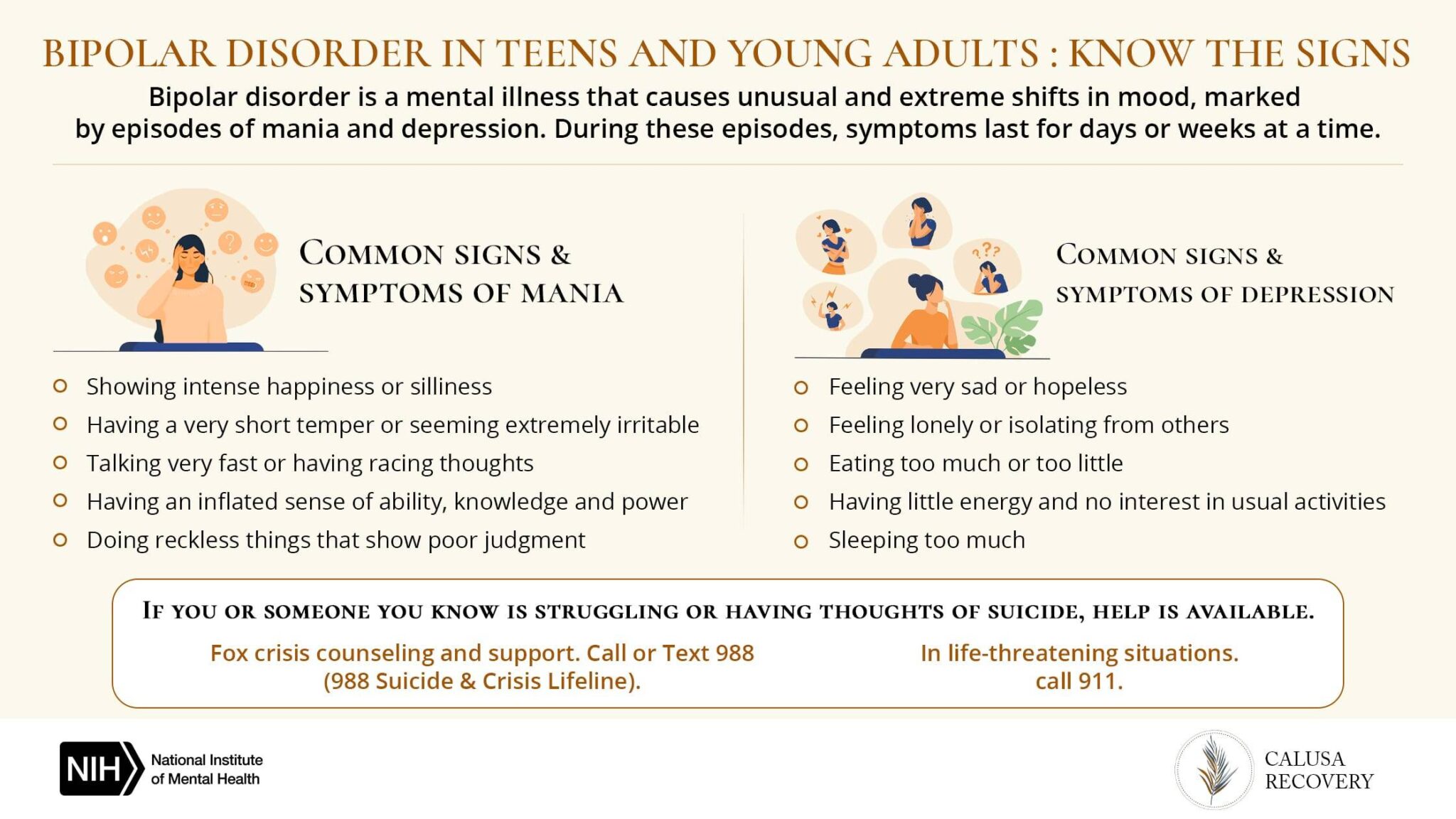 What are the Symptoms of Bipolar Disorder? - Calusa Recovery